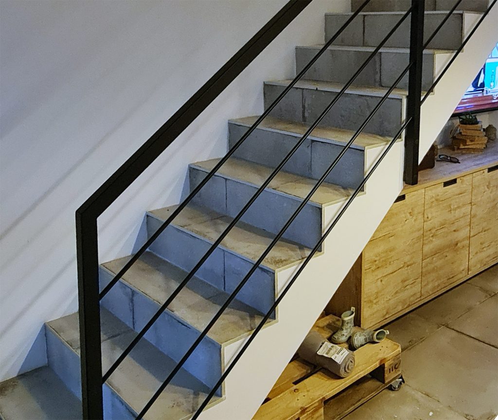 Ringhiera corrimano moderna